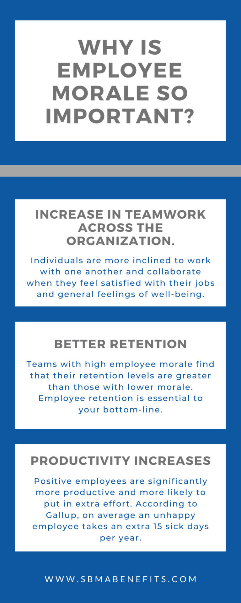 How Do Benefits Improve Employee Morale? - SBMA Benefits